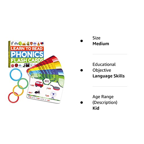 Phonics Flash Cards - Learn to Read in 20 Phonic Stages - Digraphs CVC ...