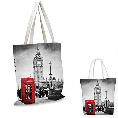 London Ultralight Shopping Bag Famous Telephone Booth And The Big ...