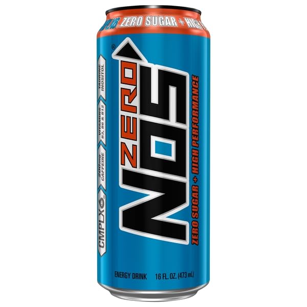 NOS Energy Drink Zero Sugar 16 Oz Can PACK 5**** for sale | Las Vegas ...