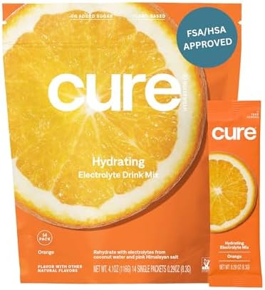 Cure Hydrating Electrolyte Mix | Electrolyte Powder for Dehydration ...
