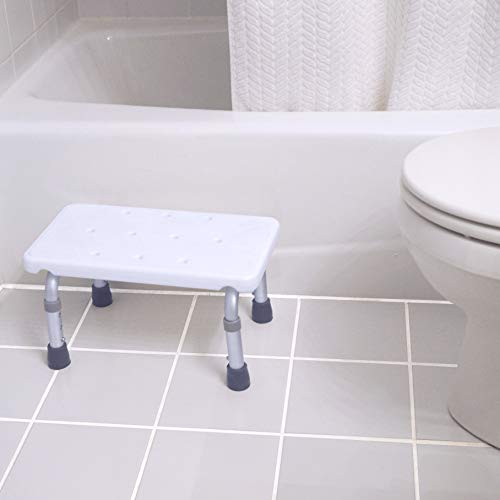 Bath Step Stool - Adjustable Foot Step for Children, Adults, Seniors ...