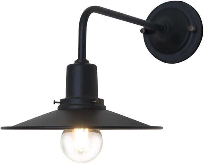 Amazon.co.jp : 共同照明 ブラケットライト LED電球対応 E26 防雨型 1灯 GT-DJ-SBD-LB 黒 屋外照明 レトロ ウォールランプ 工業風 北欧風 ウォールライト ...