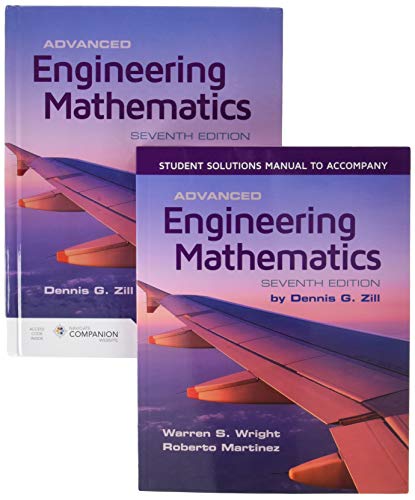 Advanced Engineering Mathematics with Student Solutions Manual: Zill, Dennis G.: 9781284231489 ...