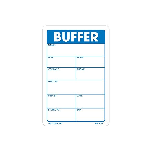 Amazon.com: Buffer Labels - 3 Inch x 2 Inch 500 per Roll: Industrial ...
