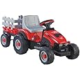 Amazon.com: Peg Perego Case IH Little Tractor and Trailer : Toys & Games