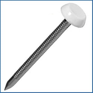 UPVC White Cladding Nails Stainless Steel 65mm - 100 Box: Amazon.co.uk ...