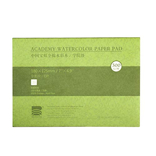 MEEDEN 5X7" Watercolor Paper Textured Surface Watercolor Pad, Cold ...