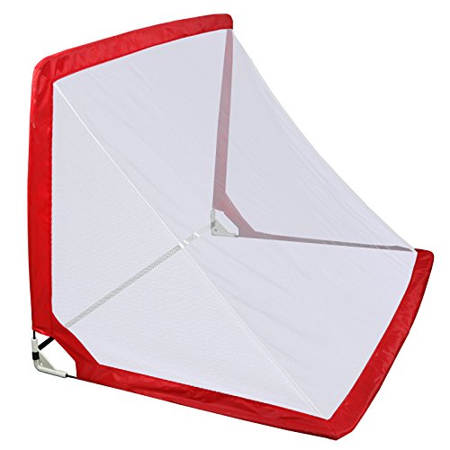 HomGarden 4' Pop Up Soccer Goals Set of 2 Portable Soccer Target Nets ...