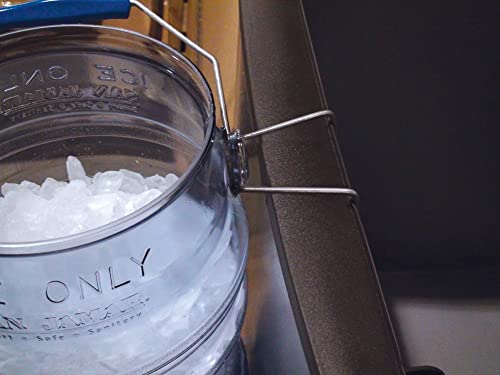 San Jamar Saf-T-Ice Plastic Ice Tote, Ice Bucket with Drying and ...