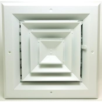 AIRVISOR Air Deflector for Office Ceiling Vents 24"x 24" (Set of 1 ...