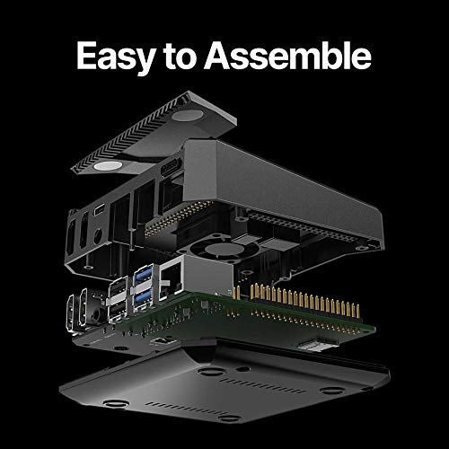 Argon ONE Raspberry Pi 4 Case and Raspberry Pi 4 4GB Kit | Aluminum ...