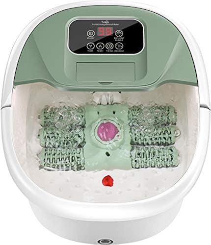 Turejo Foot Spa, Foot Bath Spa with Heat and Massage, 6 Motorized ...