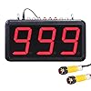 Digital Led Counter Count Up Down to 999 4in Red Number Display Counter ...