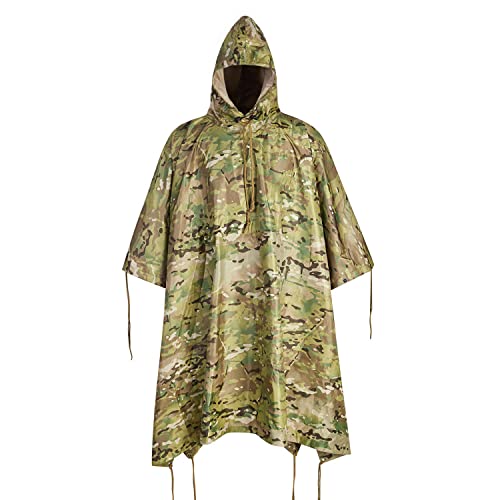 ACT FIRE Military Army Tactical Poncho W/P20000mm Military Grade ...