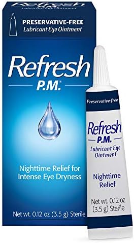 Refresh P.M. Lubricant Eye Ointment, Nighttime Relief, Preservative ...
