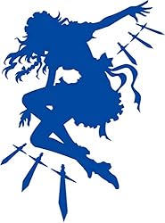 Touhou Project Sakuya Izayoi Silhouette Vinyl Stickers Symbol 5.5 ...