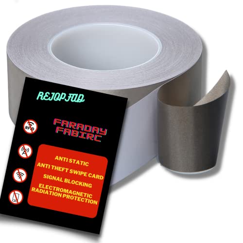 rejopfad Faraday Tape Nickel Copper Faraday Fabric Tape 20ft Shielding ...