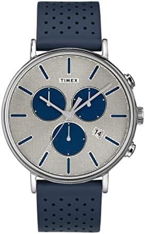سعر TIMEX Men's Watch With Silver Leather Band فى مصر | بواسطة امازون ...
