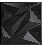 Amazon.com: Art3dwallpanels PVC 3D Wall Panel Diamond for Interior Wall ...
