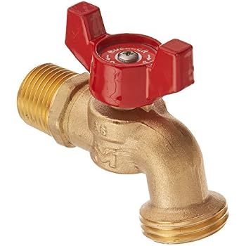 Amazon.com: LASCO 01-5099 Metal Outside Faucet Hose Bibb Tee Handle ...