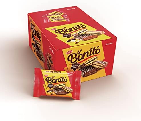 Tiffany Bonito Chocolate Coated Biscuits, 24 x 18 g price in Saudi ...