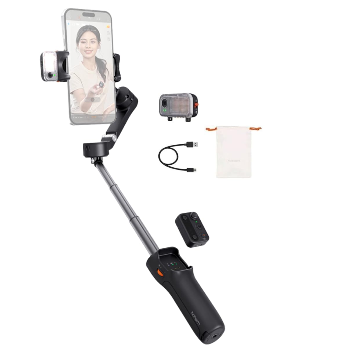 hohem Gimbal Stabilizer for Smartphone iSteady V3,Portable Phone ...