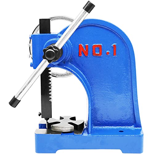 PNBO Arbor Press 1 Ton,Ratchet Leverage Arbor Press with Handwheel ...