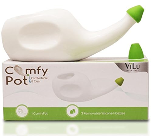 Neti Pot Sinus Rinse Bottle Nasal Irrigation System Congestion Relief ...