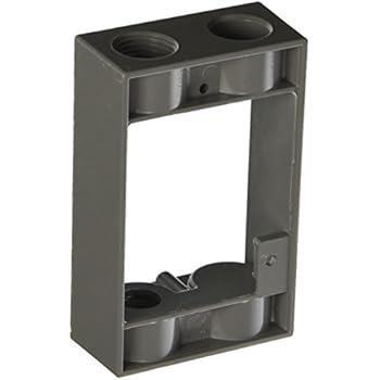 Hubbell-Bell 5399-0 Weatherproof Box Extension Adapter, 5-1/4-Inch X 3 ...