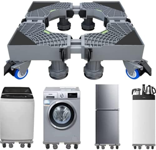 Washing Machine Base Stand Movable Adjustable Bases for refrigerator ...