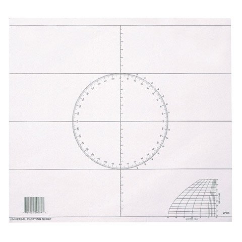 Weems & Plath Marine Navigation Universal Plotting Sheet - MasterBasser