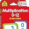 School Zone - Multiplication 0-12 Flash Cards - Ages 8+, 3rd Grade, 4th ...