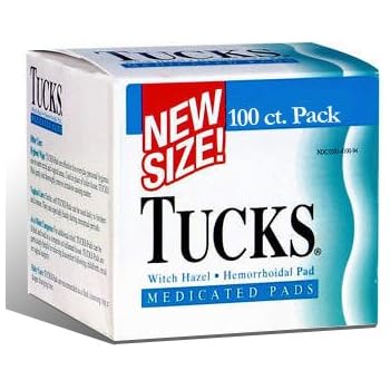 Amazon.com: TUCKS Medicated Cooling Pads 100 Each (Pack of 10): Health ...