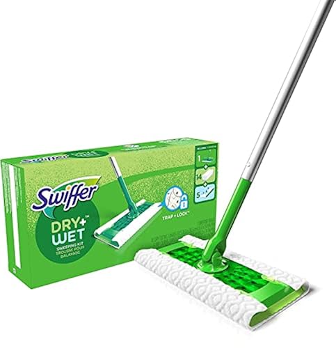 Swiffer Sweeper 2-in-1 Mops for Floor Cleaning, Dry and Wet Multi ...
