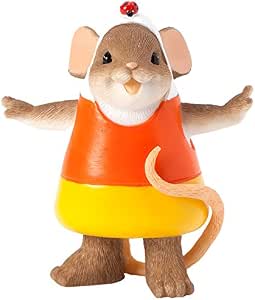 Amazon.com: Enesco Charming Tails Figurine, 2.875-Inch, Corny But Sweet ...