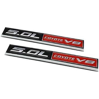 Amazon.com: UpAuto Coyote Engine Emblem V8 5.0L Howling Emblem Mustang ...
