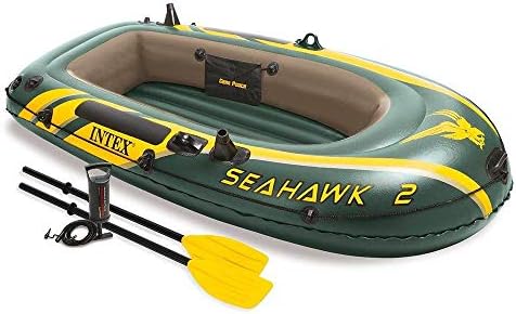 Intex Seahawk 2, 2-Person Inflatable Boat Set with French Oars And High ...