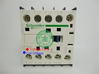 NEW Schneider Contactor LP1K0610BD LP1-K0610BD 3P 3NO 6A 24V DC Coil ...