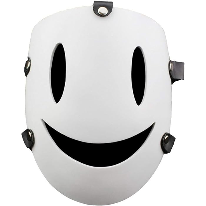 Buy High-Rise Invasion Mask Sniper White Smile Mask Tenku Shinpan Mask ...
