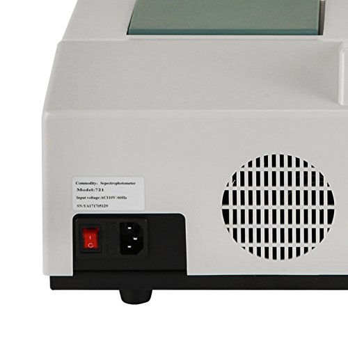 Lab Spectrophotometers VEVOR Visible Spectrophotometer 721 ...