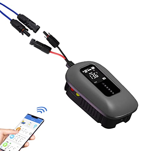 Beleeb MPPT Bluetooth Solar Charge Controller 12V 10 Amp, Voltage ...