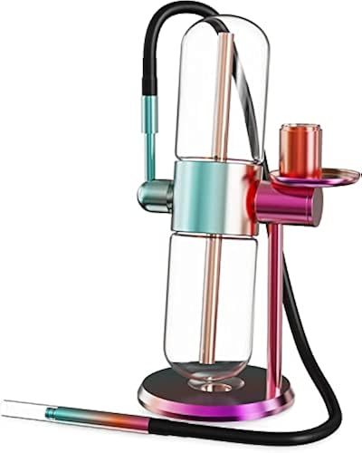 Hookah Set - 15-inch Multifunctional gravity hookah complete set, metal ...