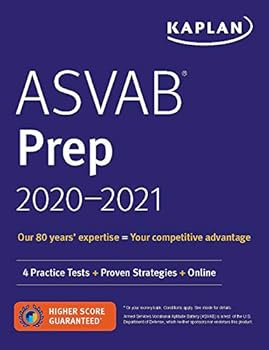 ASVAB Prep 2020-2021: 4 Practice Tests +... book by Kaplan Test Prep