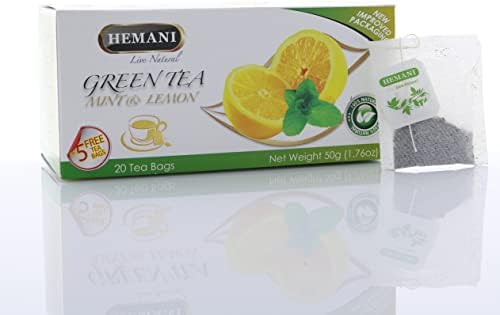 Hemani Green Tea Mint and Lemon - 20 Tea Bags price in UAE | Amazon UAE ...