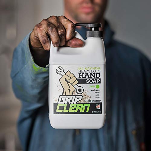 Grip Clean | Ultra Heavy Duty Waterless Hand Cleaner | Dirt-Infused ...