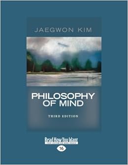 Philosophy of Mind: Kim, Jaegwon: 9781459617209: Amazon.com: Books
