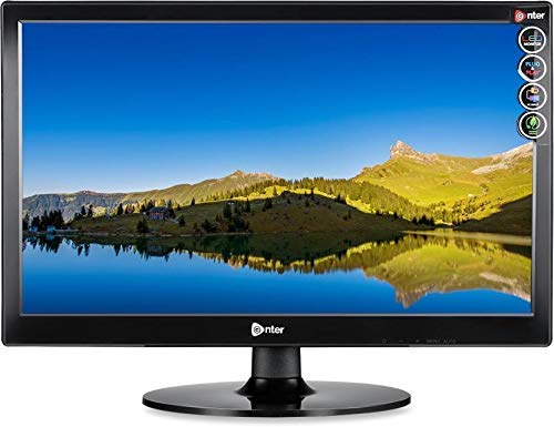 Enter Black HD LED Backlit 15.4" inch Monitor with HDMI and VGA (E-MO ...