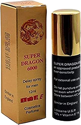 Super Dragon 6000 Delay Spray for Men with Extra Vitamin E, Extra ...