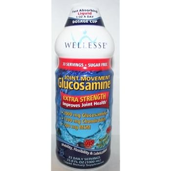 Amazon.com: Wellesse Extra Strength Joint Movement Glucosamine Natural ...