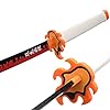 Bamboo Demon Slayer Sword 41inch Rengoku Sword Tanjiro Sword Zenitsu ...